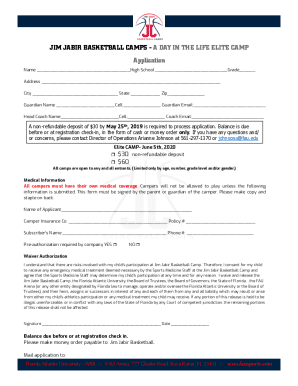 Fillable Online Elite - Application Fax Email Print - pdfFiller