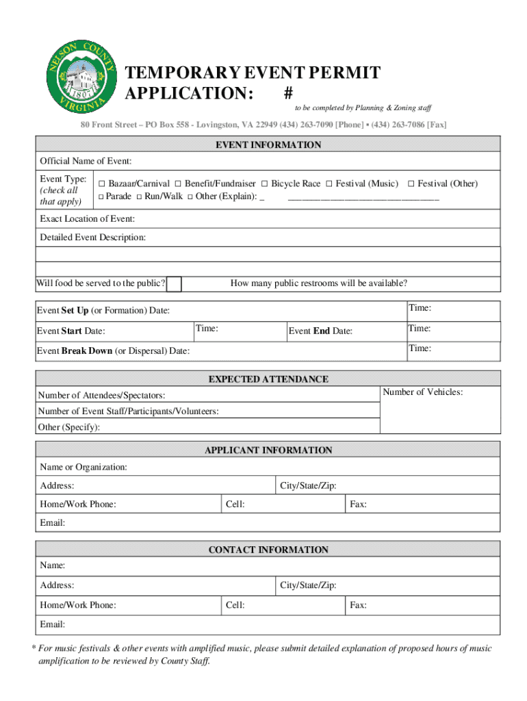 Fillable Online Apply for a temporary event notice - Cambridge City ...