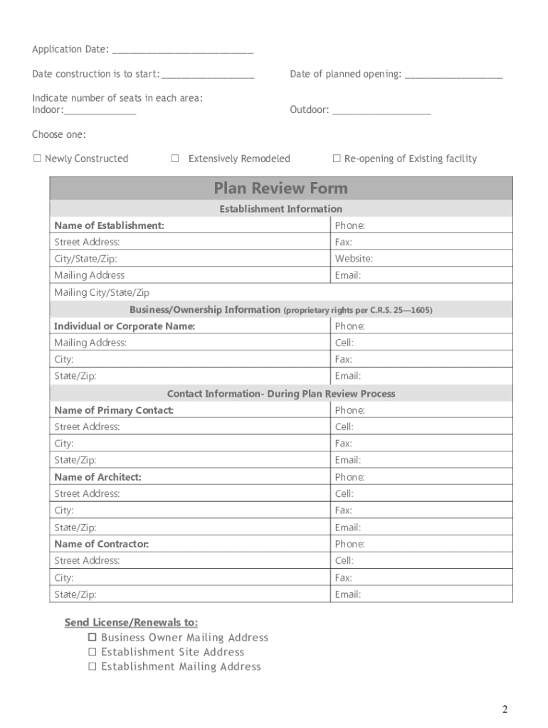 Fillable Online Complete and return this packet to the Weld County ...