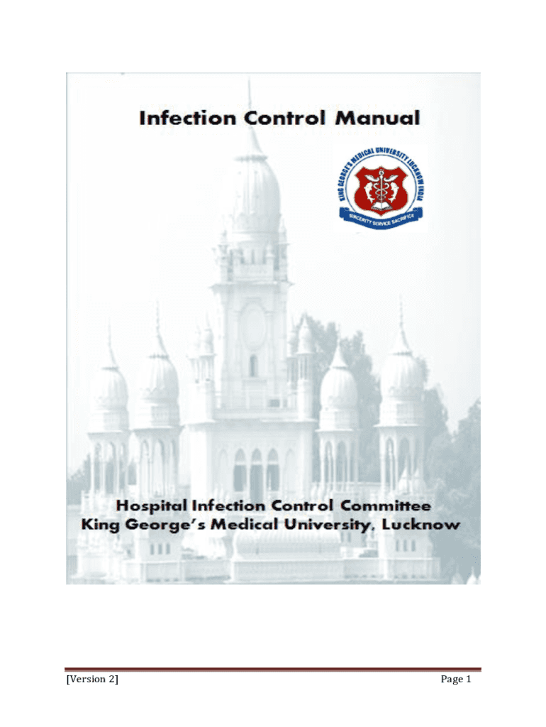 Fillable Online organization of infection prevention and control ...