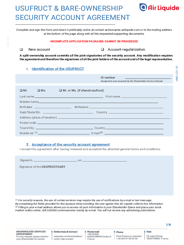 Fillable Online What Is Usufruct? How It Works With Property Use and ...