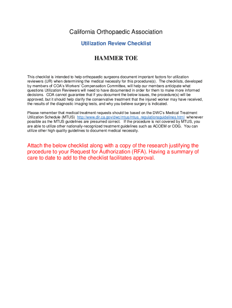 Fillable Online The Utilization Review Process and the Origins ... - MCG Health Fax Email Print ...