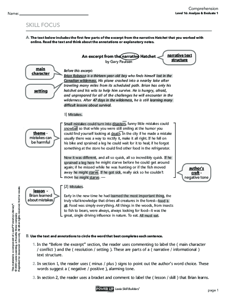 Fillable Online Lexia Skill Builders - The Divine Redeemer Catholic ...