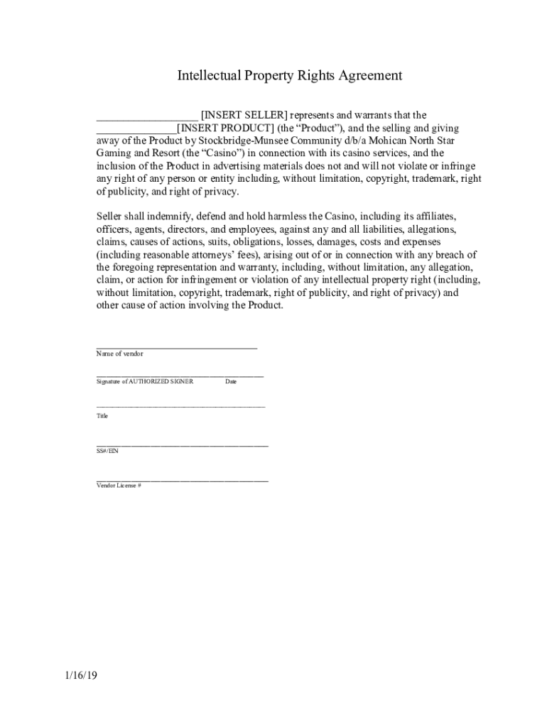 Fillable Online Warranty of Non-infringement Sample Clauses - Law ...