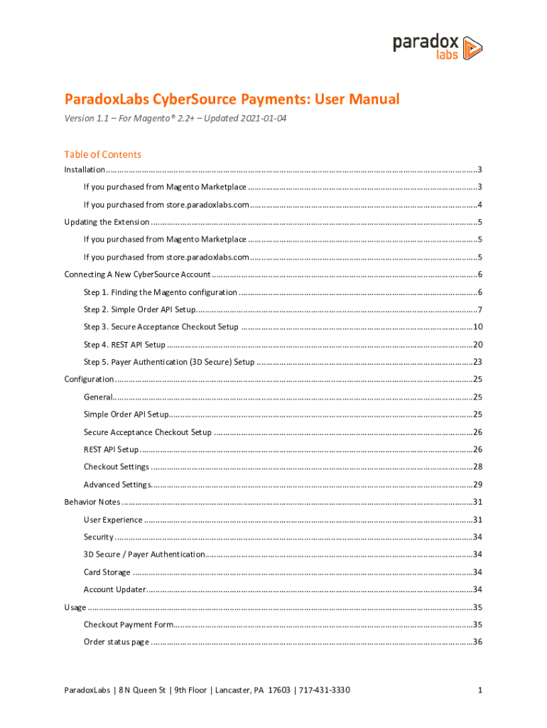 Fillable Online Authorize.Net CIM Payment Method for Magento 2 - User Guide Fax Email Print ...
