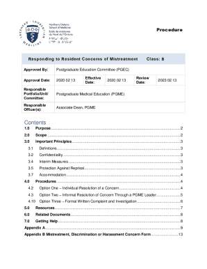 Fillable Online Responding to Resident Concerns of Mistreatment Fax ...