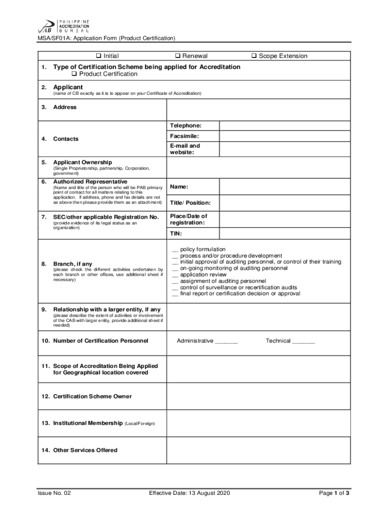 Fillable Online Product Inspection ISO / IEC 17065:2012 & HALAL Fax ...