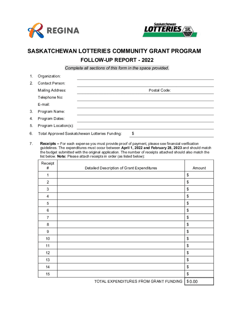 Fillable Online FOLLOW-UP REPORT FORM - Saskatoon.ca Fax Email Print ...