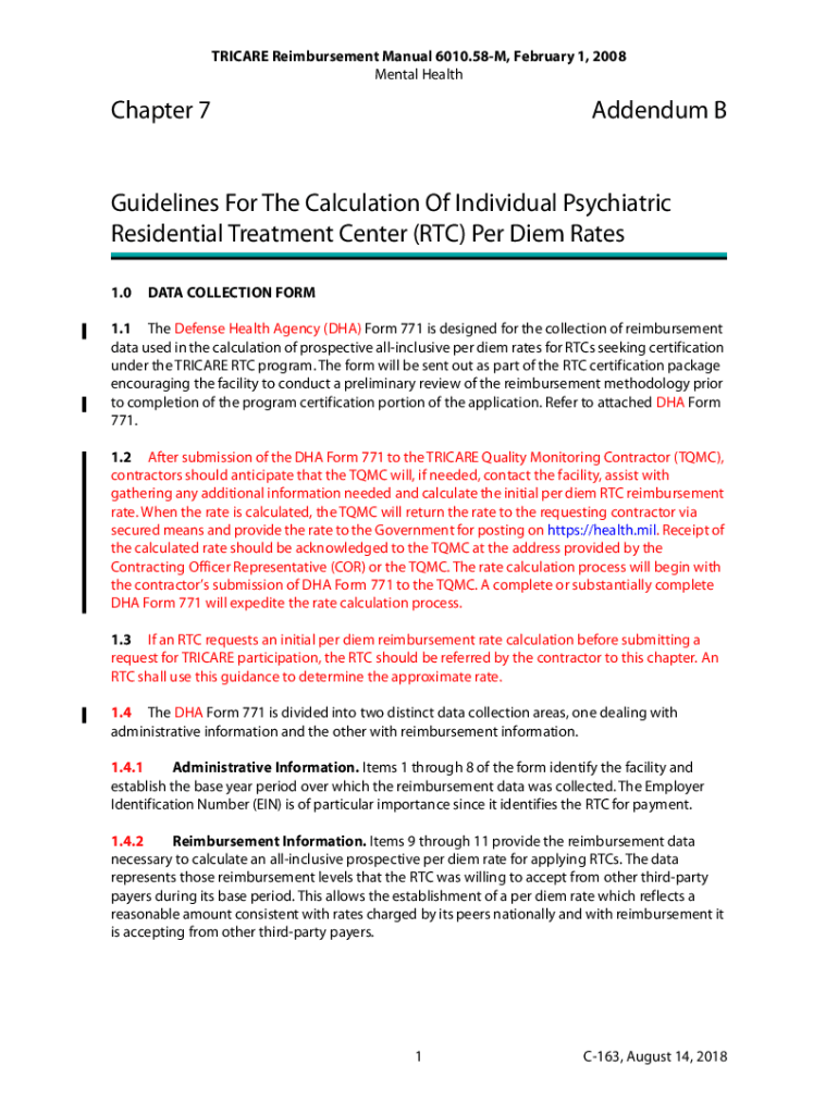 Fillable Online TR08 Chap 7 Addendum B -- Guidelines For The ...