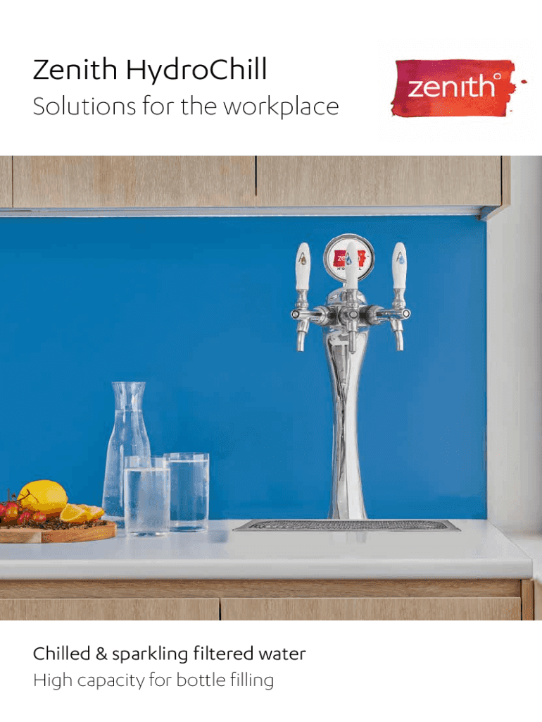 Fillable Online ZENITH HydroChill HCF090 - Zenith Water Fax Email Print ...