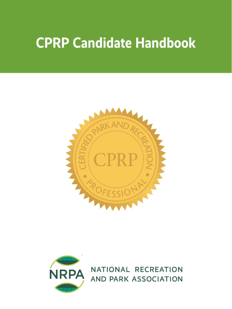 Fillable Online Certification: Certified Park and Recreation ...