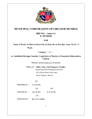 Fillable Online TENDER DOCUMENT FOR HOUSEKEEPING SERVICES Fax Email Print - pdfFiller