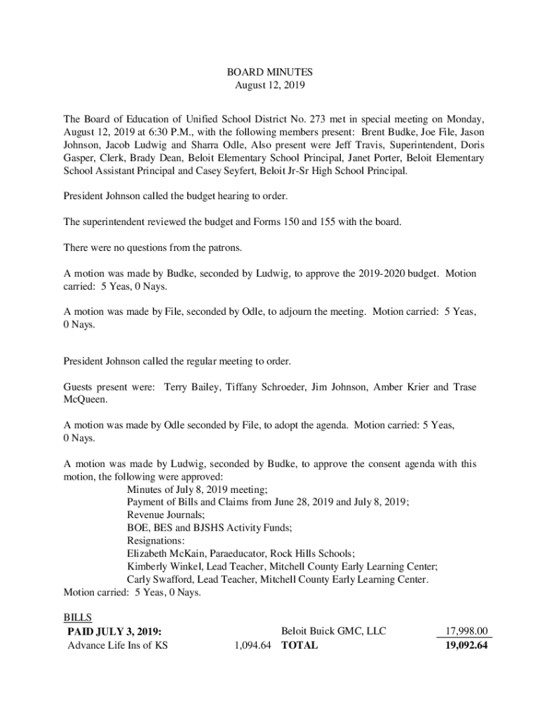 Fillable Online Johnson, Jacob Ludwig and Sharra Odle, Also present ...