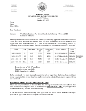 Fillable Online HHC Agenda master - Department of Hawaiian Home Lands ...