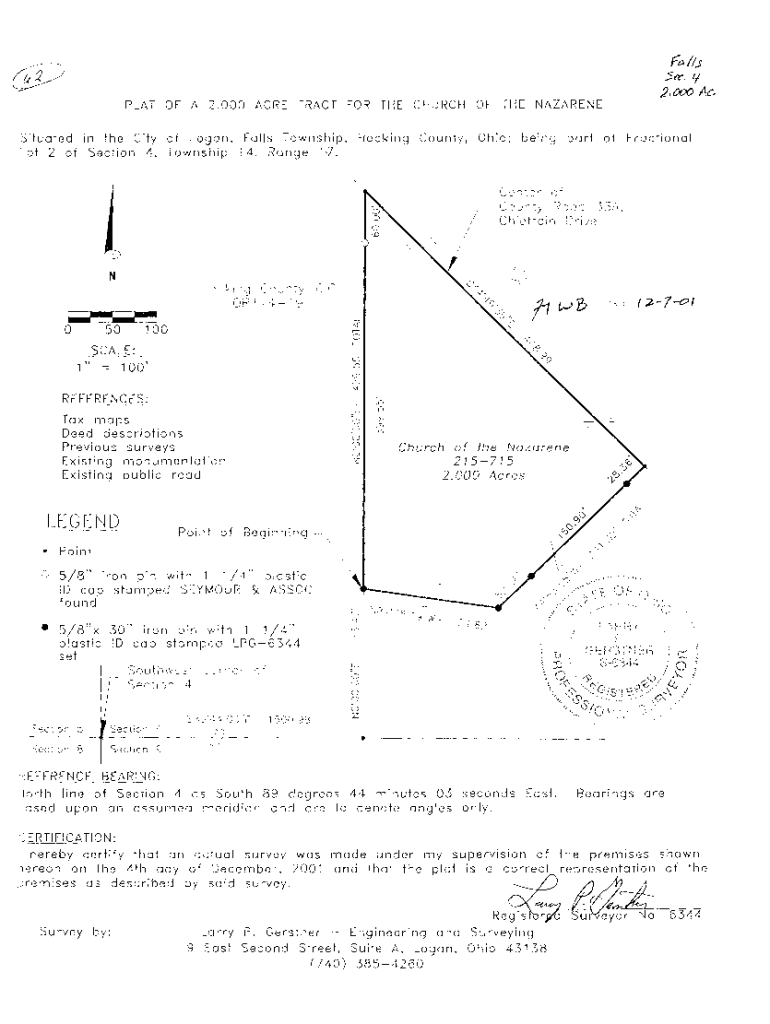 Fillable Online Hocking County Engineer's OfficeLogan, OHMaps Fax Email ...