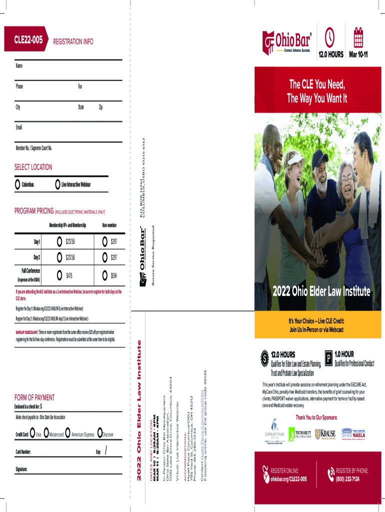 Fillable Online Donate - Ohio State Bar Foundation Fax Email Print ...