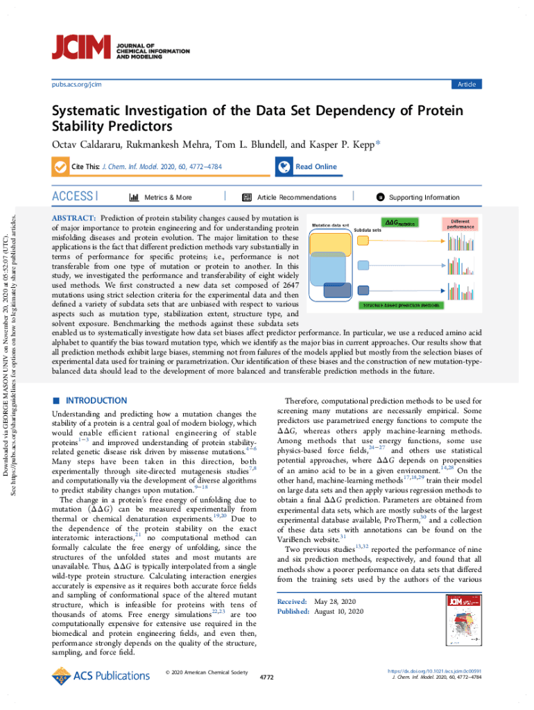 Fillable Online binf gmu Systematic Investigation of the Data Set ...