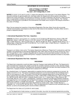 Fillable Online Indiana Department of Revenue - International ...