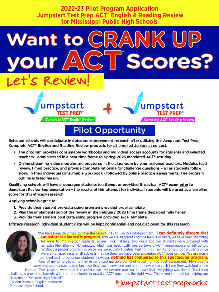 Fillable Online msachieves mdek12 Schools chosen for Jumpstart Test ... Fillable Online msachieves mdek12 Schools chosen for Jumpstart Test ...
