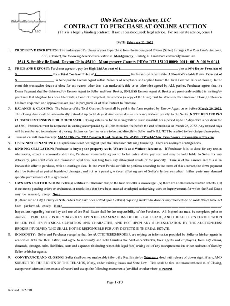 Fillable Online Church Purchase Agreement Fax Email Print - pdfFiller