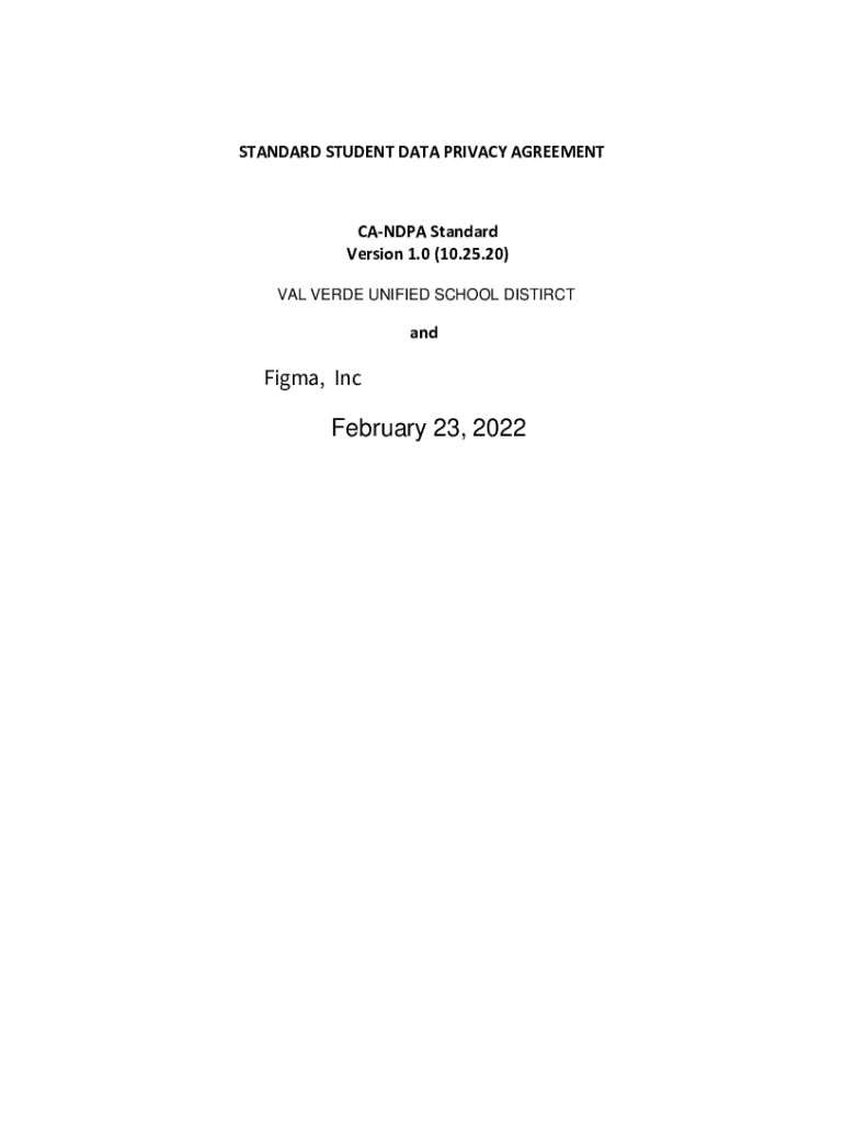 Fillable Online ADDENDUM to California Student Data Privacy Agreement ...