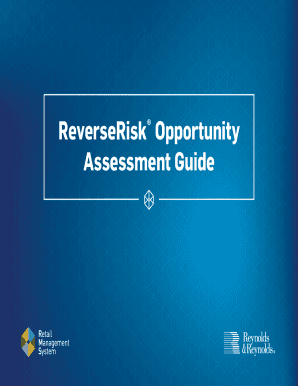 Fillable Online ReverseRisk Opportunity Fax Email Print - pdfFiller