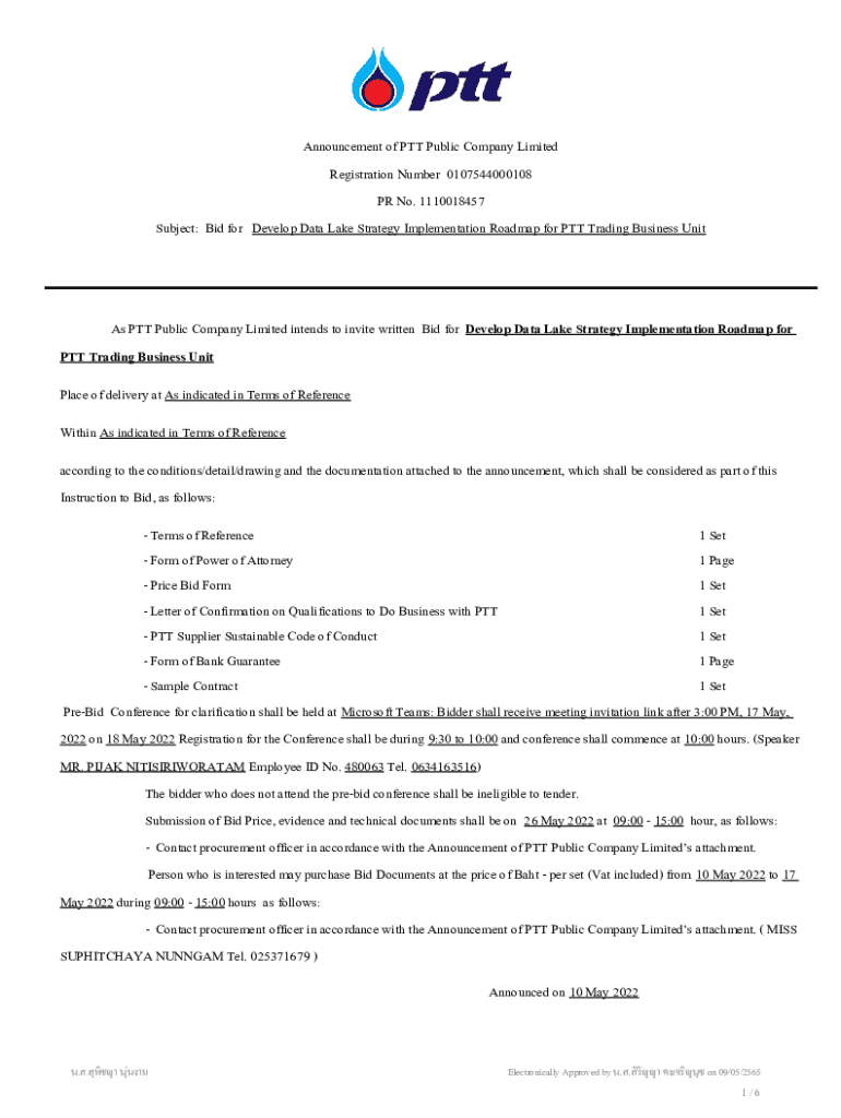 Fillable Online PTTEP announces its target and plan of Net Zero ...