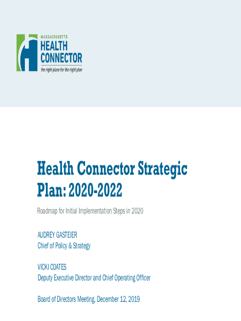 Fillable Online Board of the Commonwealth Health Insurance Connector ...