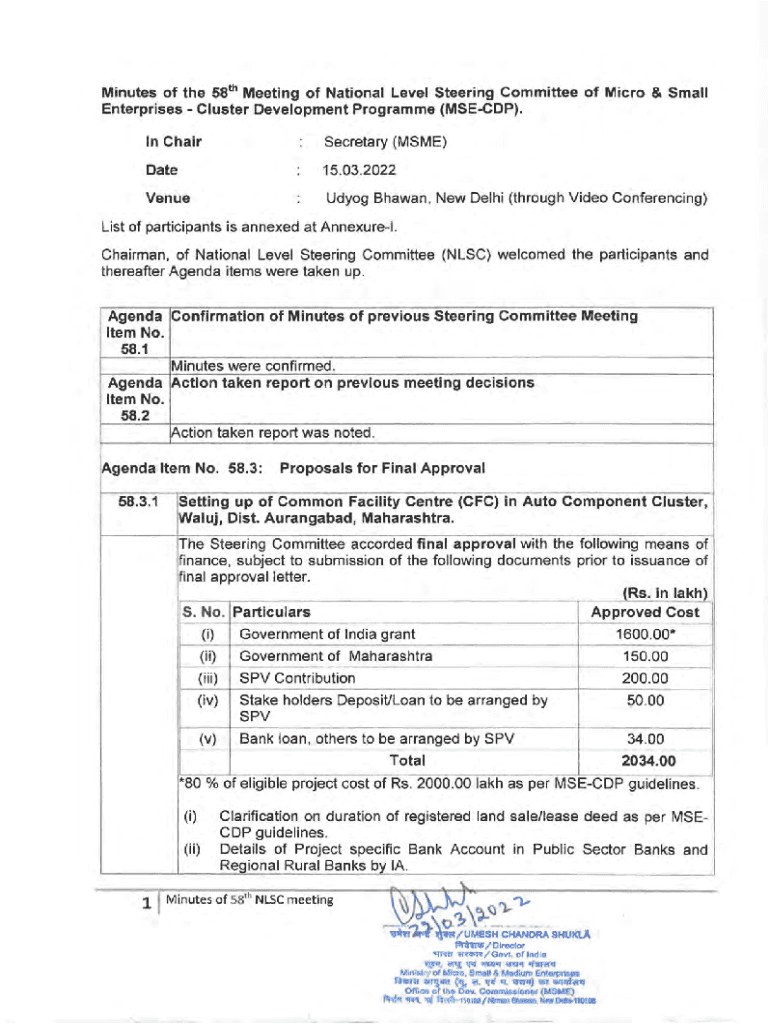 Fillable Online New Guidelines Of Mse Cdp Dc Msme Fax Email Print Pdffiller