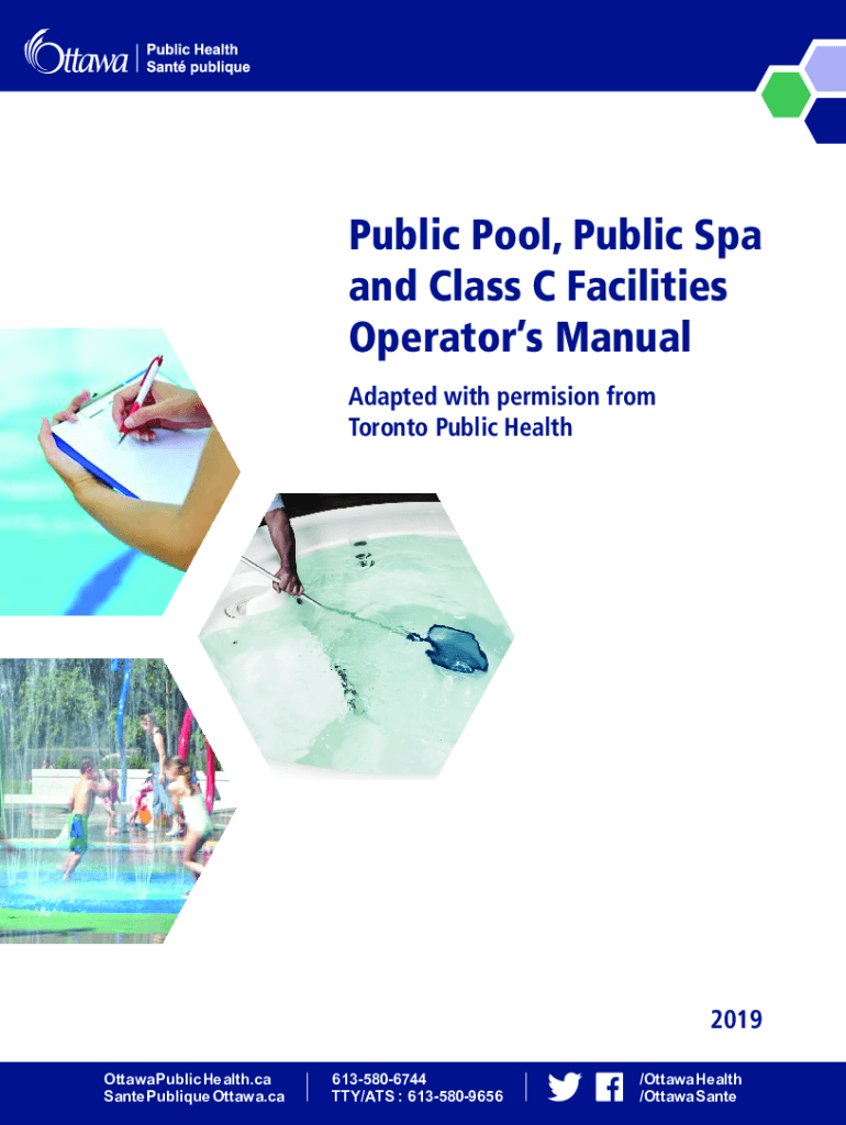 Fillable Online Public Swimming Pools - Manual for owners and operators ...