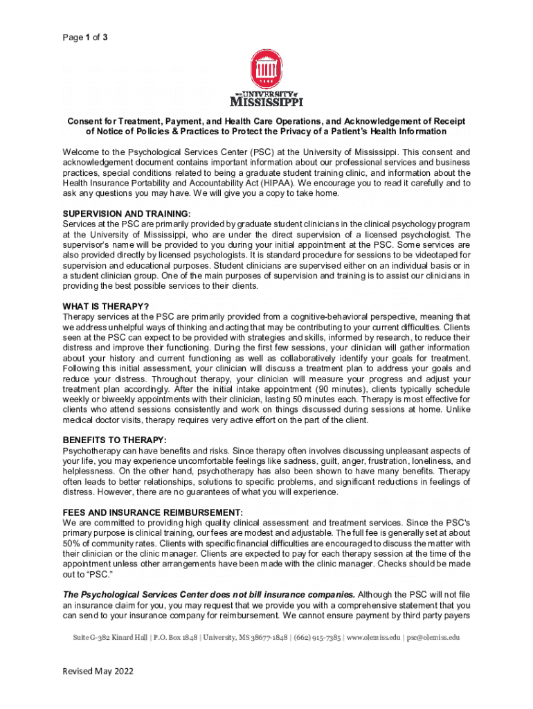 Fillable Online Hipaa Consent for use/disclosure of Health Information ...