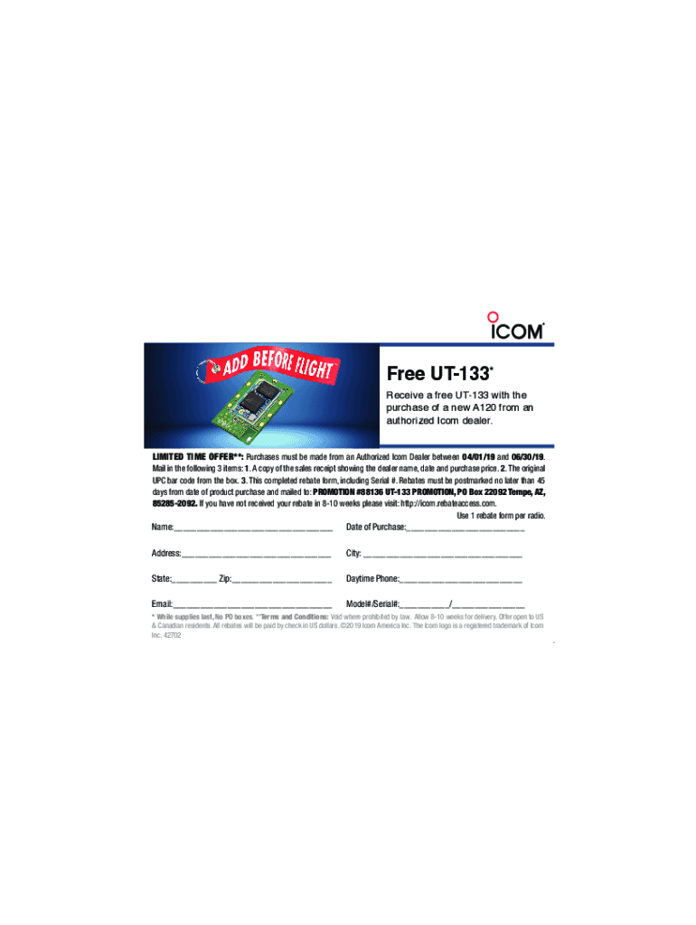 Fillable Online Icom-UT-133-installation-into-the-A120-radio.pdf Fax ...