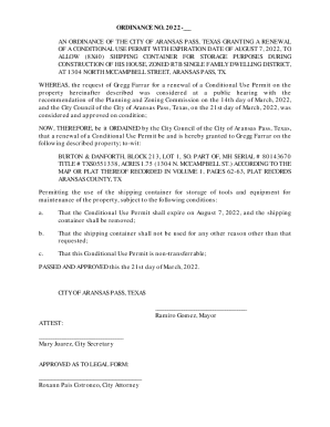 Fillable Online MONTH EXTENSION OF A CONDITIONAL USE PERMIT Fax Email ...