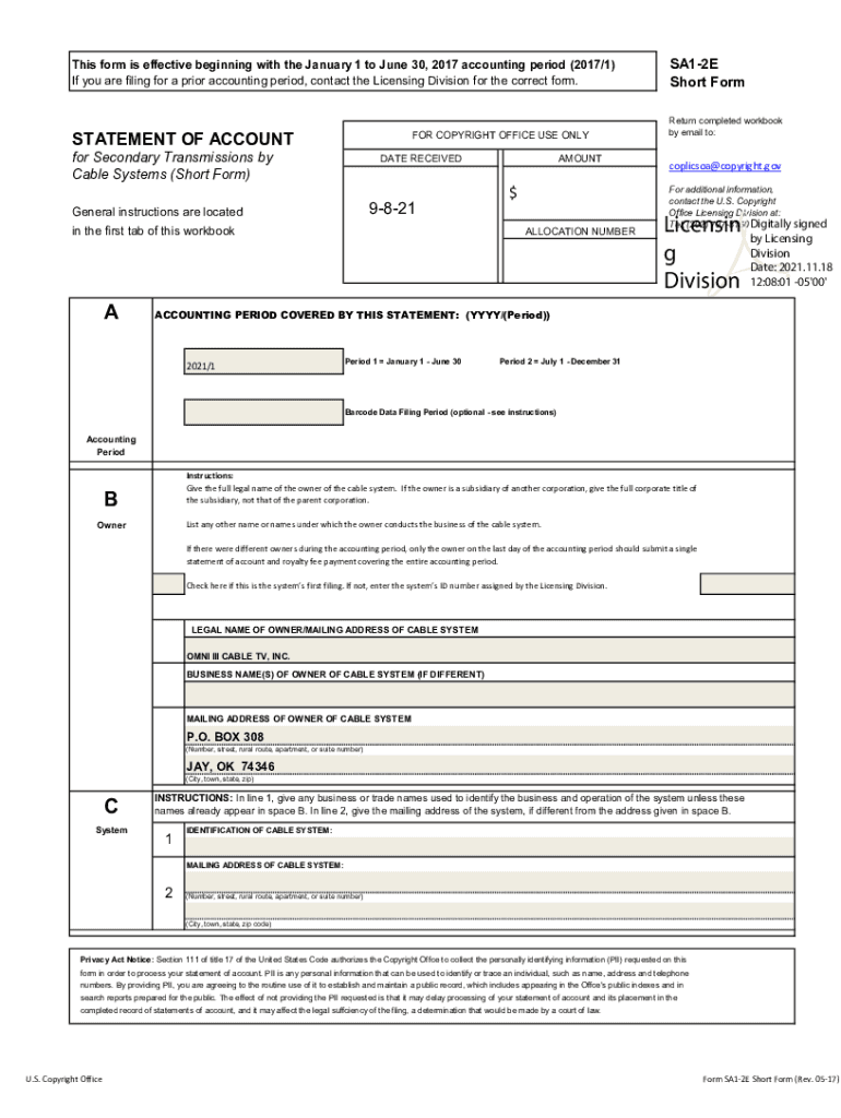 Fillable Online SA1-2E Short Form Fax Email Print - pdfFiller