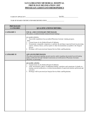 Fillable Online Physician-Assistant-Privilege-Sheet. ... Fax Email ...