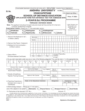 Fillable Online University Application Prep Program Fax Email Print ...