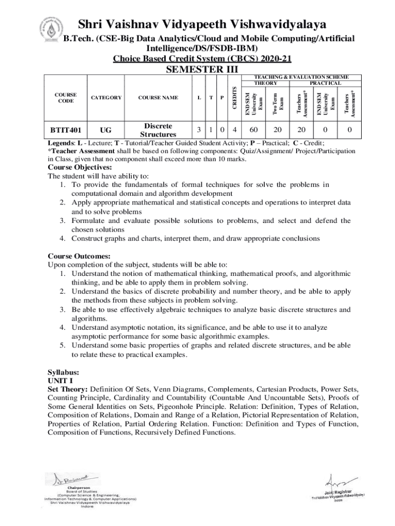Fillable Online (CSE-Big Data Analytics/Cloud and Mobile Computing/Artificial Fax Email Print ...