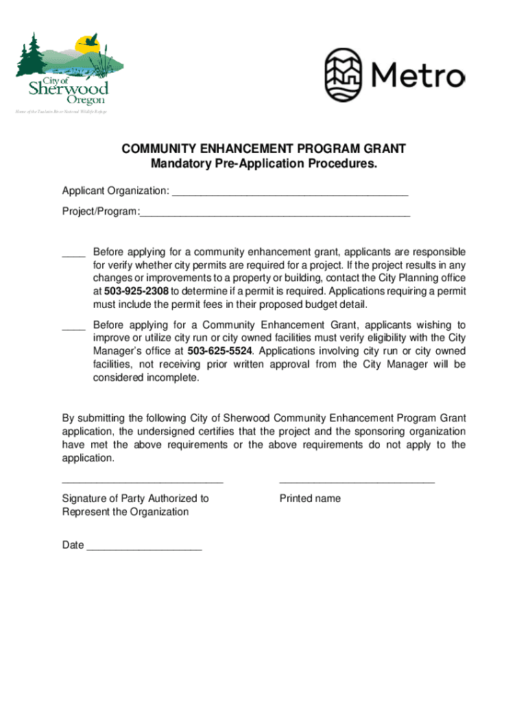 Fillable Online How to apply for a Public Program Grant from ...