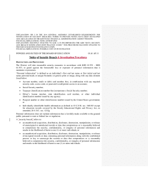 Fillable Online Data Breach Notification Laws by State Fax Email Print ...