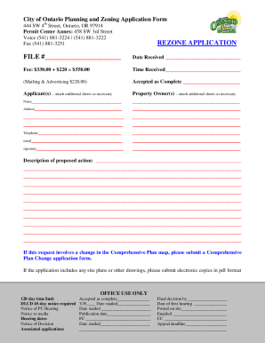 Fillable Online Fillable Online Comprehensive Plan Update Application ...