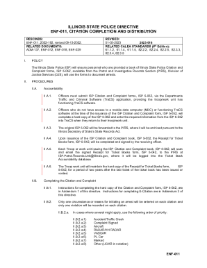 Fillable Online ADM-001, Department Directives System - Illinois State ...