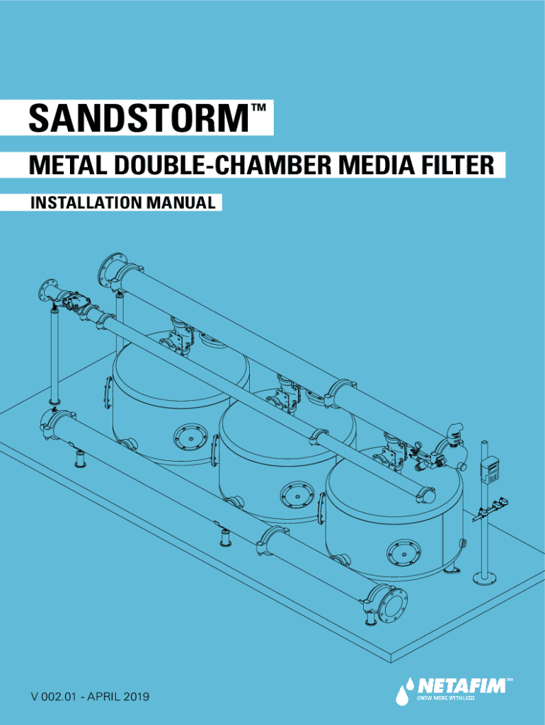 Fillable Online SANDSTORM - Netafim Fax Email Print - pdfFiller