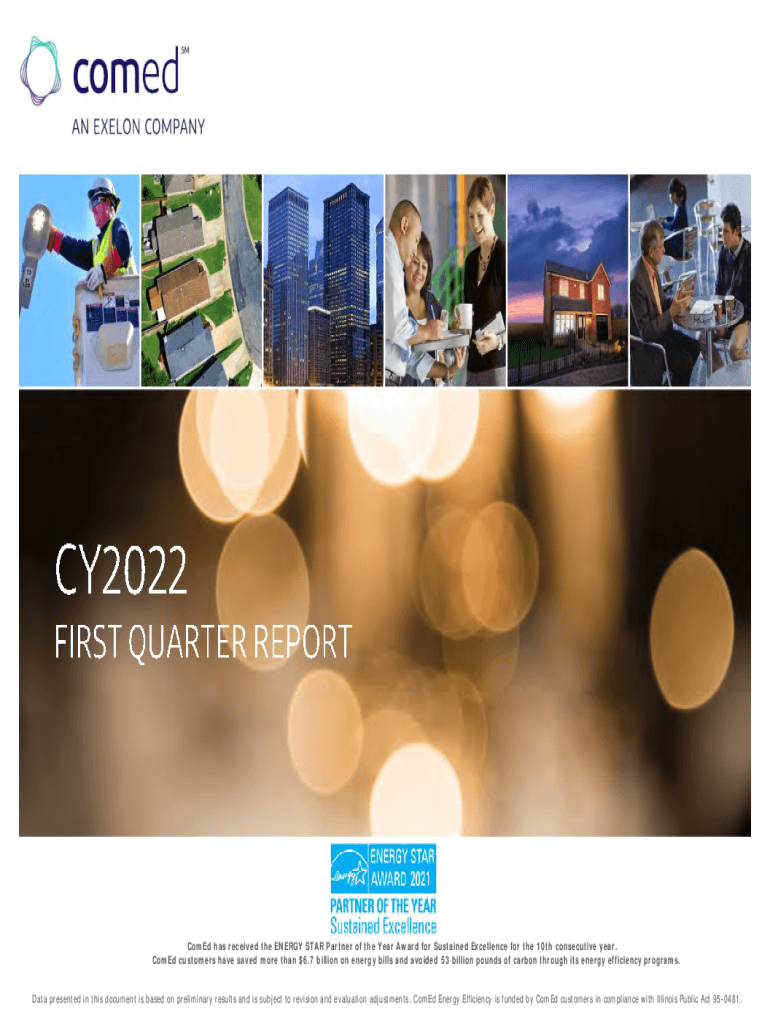 Fillable Online ComEd has received the ENERGY STAR Partner of the Year ...