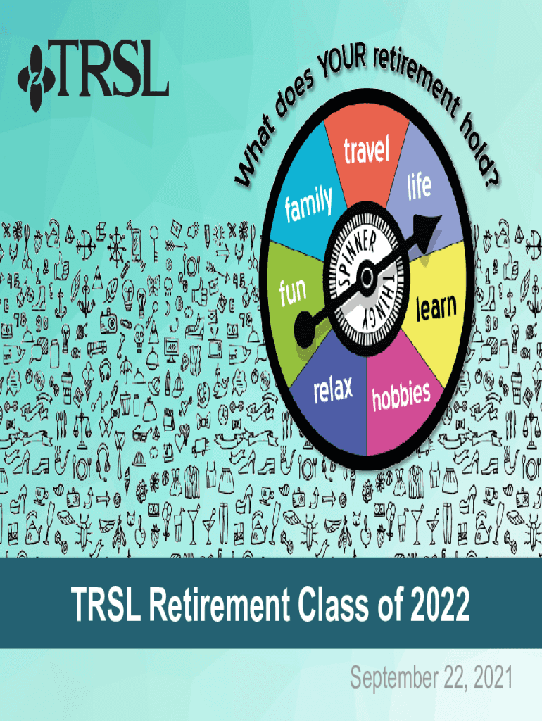 Fillable Online Events - TRSL - Teachers' Retirement System of ...