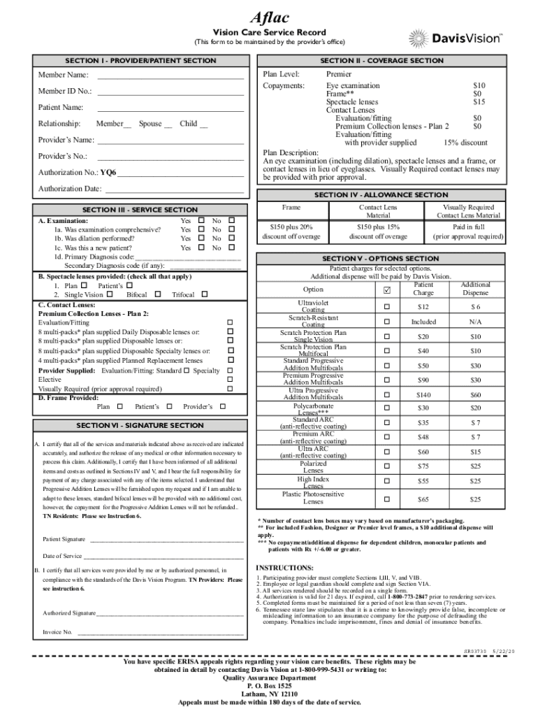 Fillable Online New Claim Form PDFs for WEB - CW06198VS - Aflac Fax ...