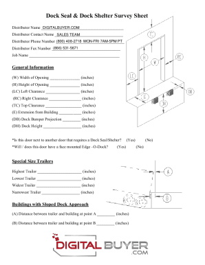 Fillable Online Dock Seals Vs Dock SheltersWhat'S The Difference? Fax ...