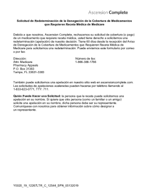 Fillable Online Redetermination Forms - Ascension Complete Fax Email ...