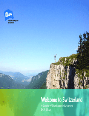 Fillable Online The Swiss Guide for Exchange Students 19/20 by ESN ...
