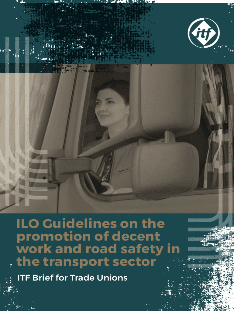 Fillable Online ILO Guidelines on the promotion of decent work and road ... Fax Email Print ...