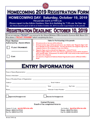 Fillable Online Forms - South Carolina State University Fax Email Print ...